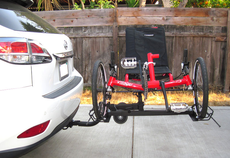 Recumbent Trike Non-tilting Rack by Hitch Rider Racks